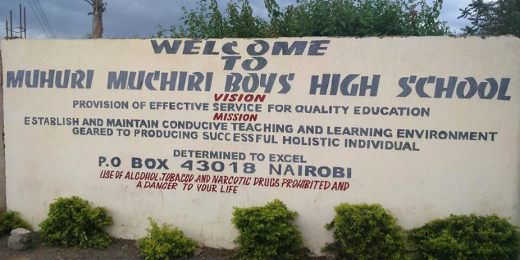 Muhuri Muchiri Boys High School, History, KCSE Performance And Contacts