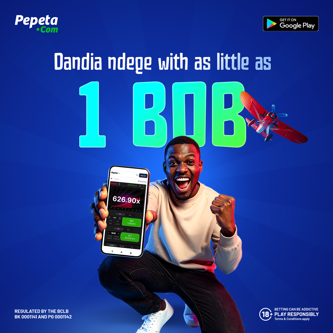 Pepeta Lowers Aviator Minimum Bet To Ksh 1, Making The Game More ...
