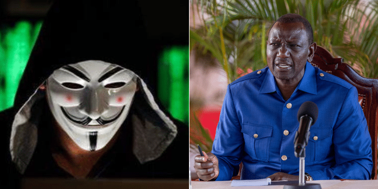 Finance Bill: Ruto Warned By International Group "Anonymous"