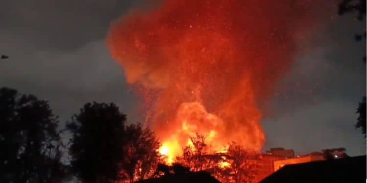 Ngara Residents Wake Up To Huge Explosion And Fire