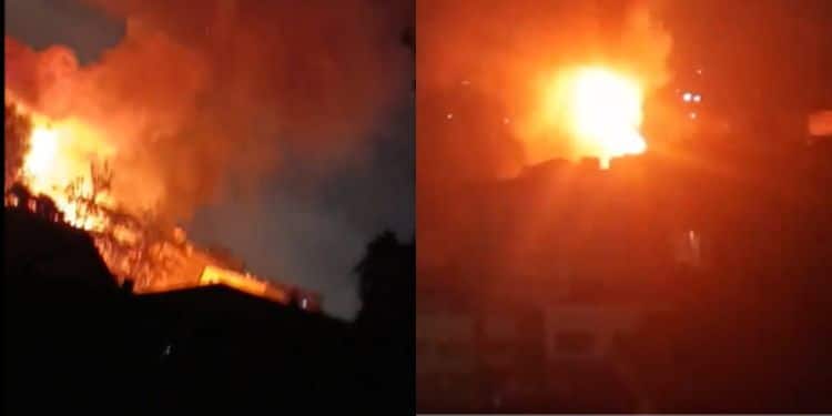 Ngara Residents Wake Up To Huge Explosion And Fire