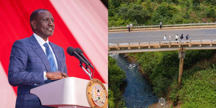Ruto's Nithi Bridge Promise Resurfaces After Two Years