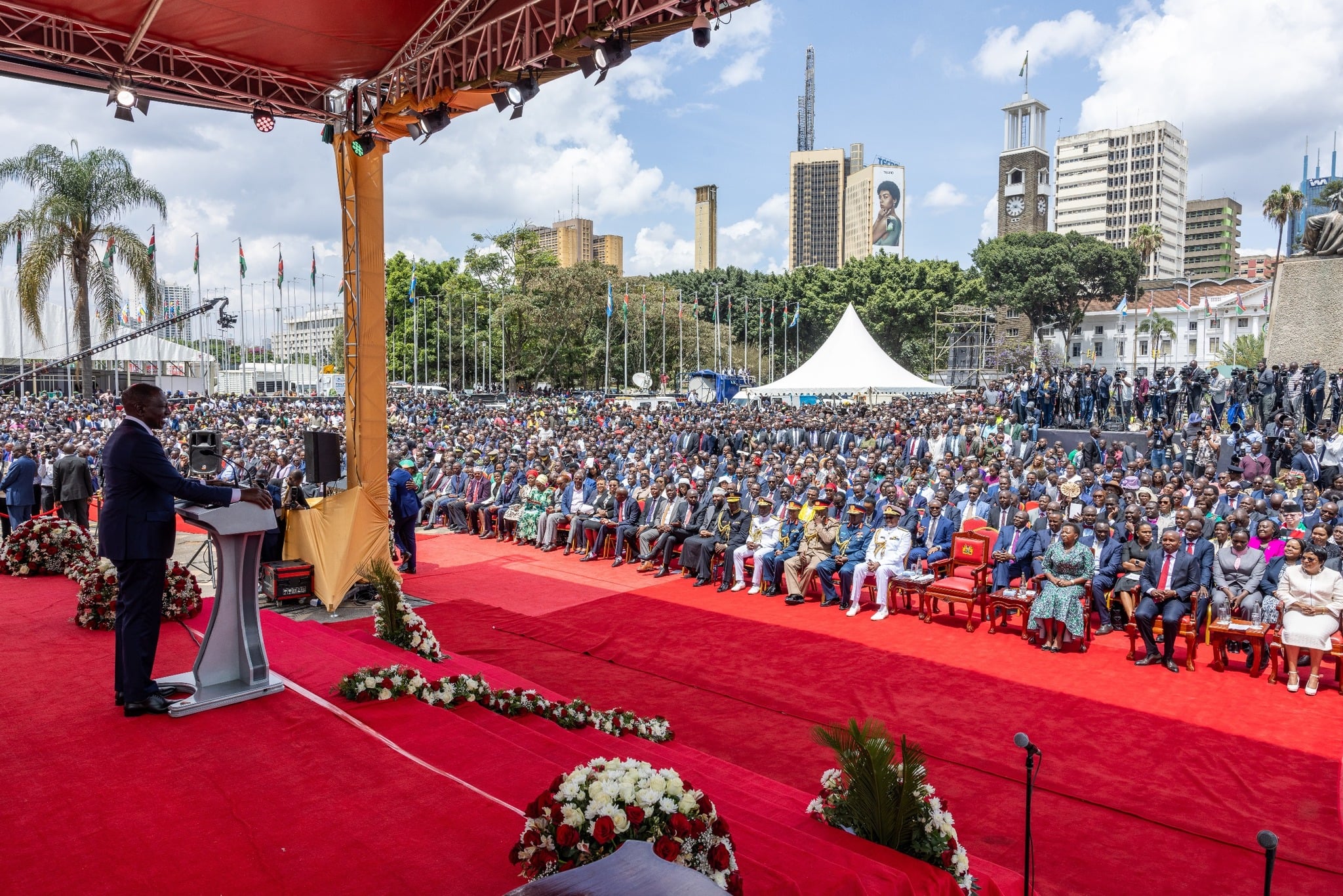 Kindiki Swearing-in: President William Ruto's Speech