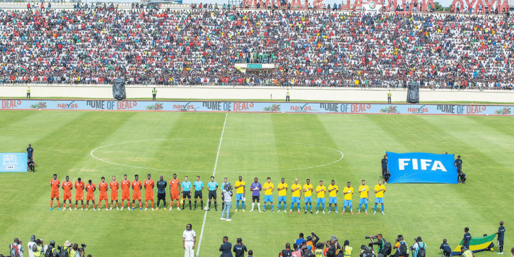 Kenyan Referees Stephen Yiembe, Dickens Mimisa And Kuria Officiating ...