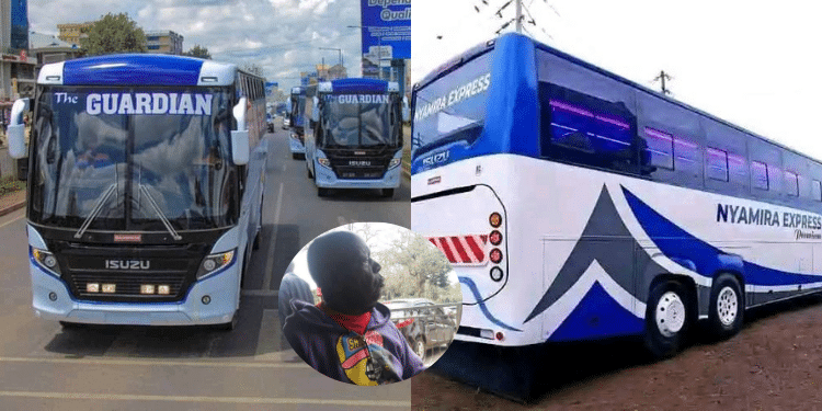 Family Behind Guardian Angel Coach & Nyamira Express Buses