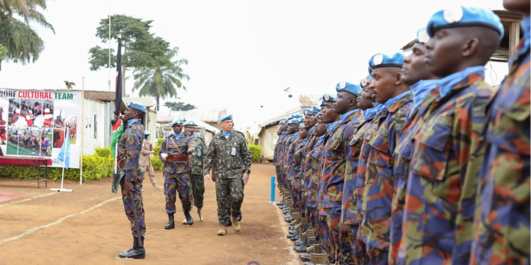 KDF Soldiers Receive UN Medals Of Honour For Service In DRC