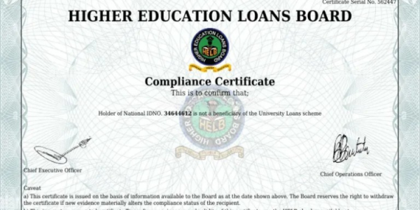 How To Access Your HELB Compliance Certificate